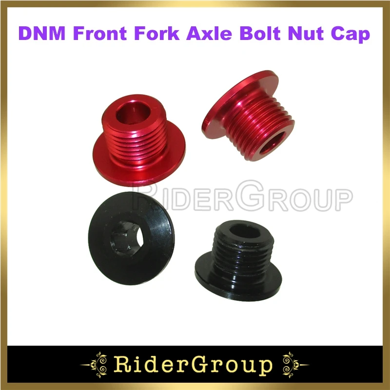 Red/Black DNM Front Fork Axle Bolt Nut Cap For X260 X160 Surron Light ...