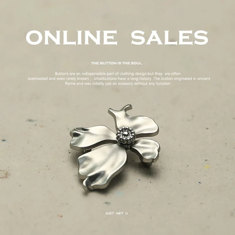 Flor-dourada-Metal-Bot-es-para-Bordados-Artesanato-DIY-Suprimentos ...