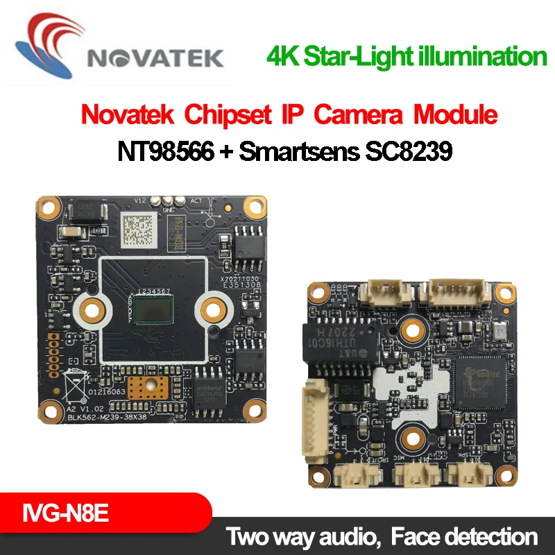 Xmeye-4K-Ip-Camera-Module-Two-Way-Audio-Sc8239-Nt98566-8Mp-Network-Cam ...