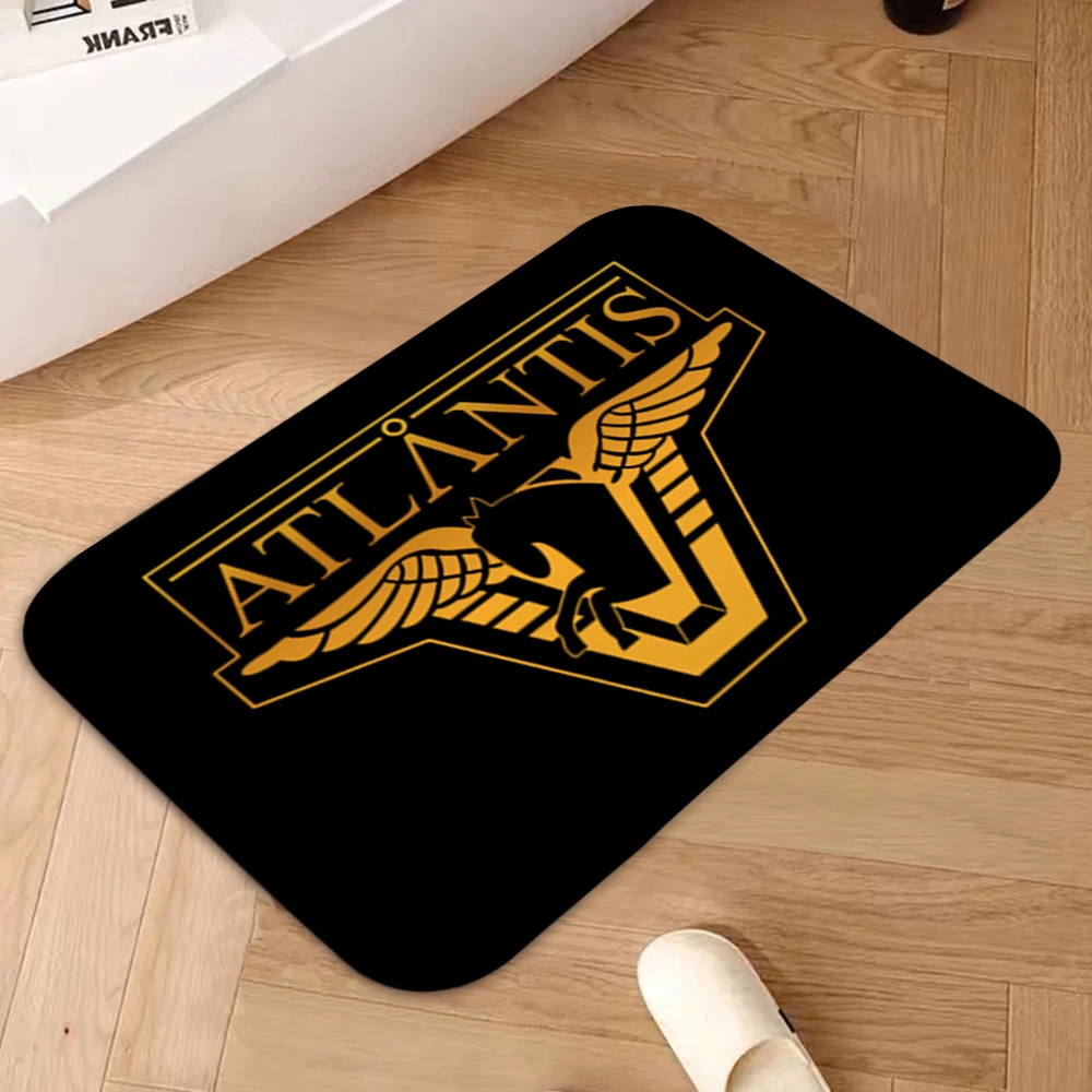 Stargate Atlantis logo Floor Mats Home Carpet Door Mats Modern Decor ...