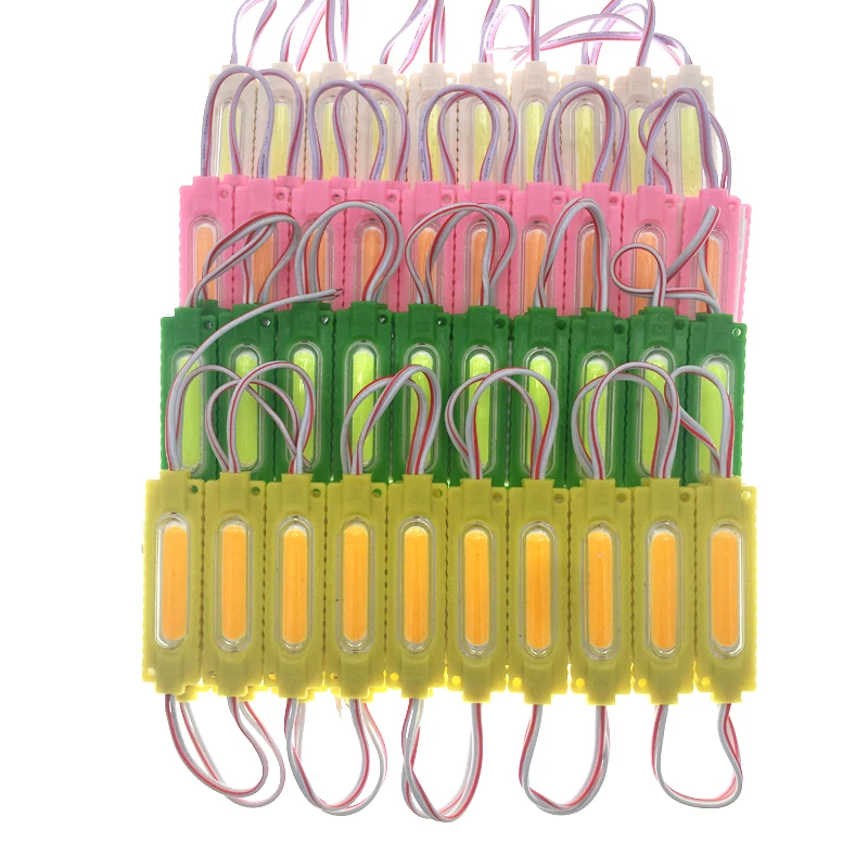 20pcs-12V-24v-LED-Module-COB-2w-6LEDs-IP67-Waterproof-Injection-Len-LED ...