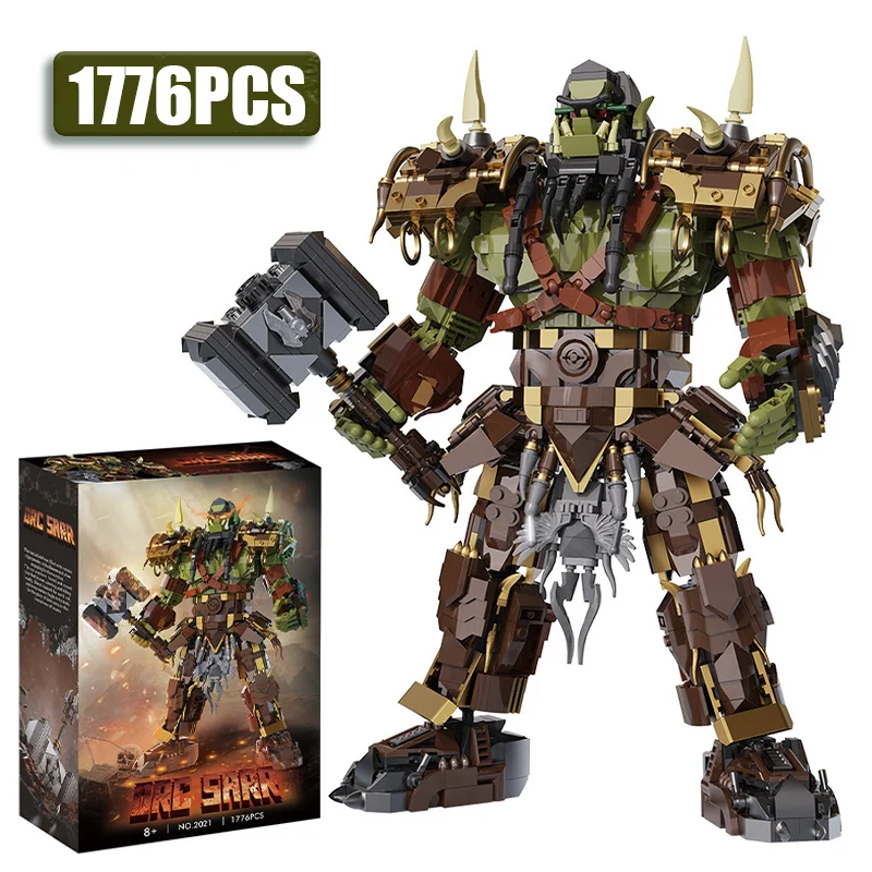 Creative Expert 1776Pcs ORC Mecha Building Blocks Movie Game Ancient ...