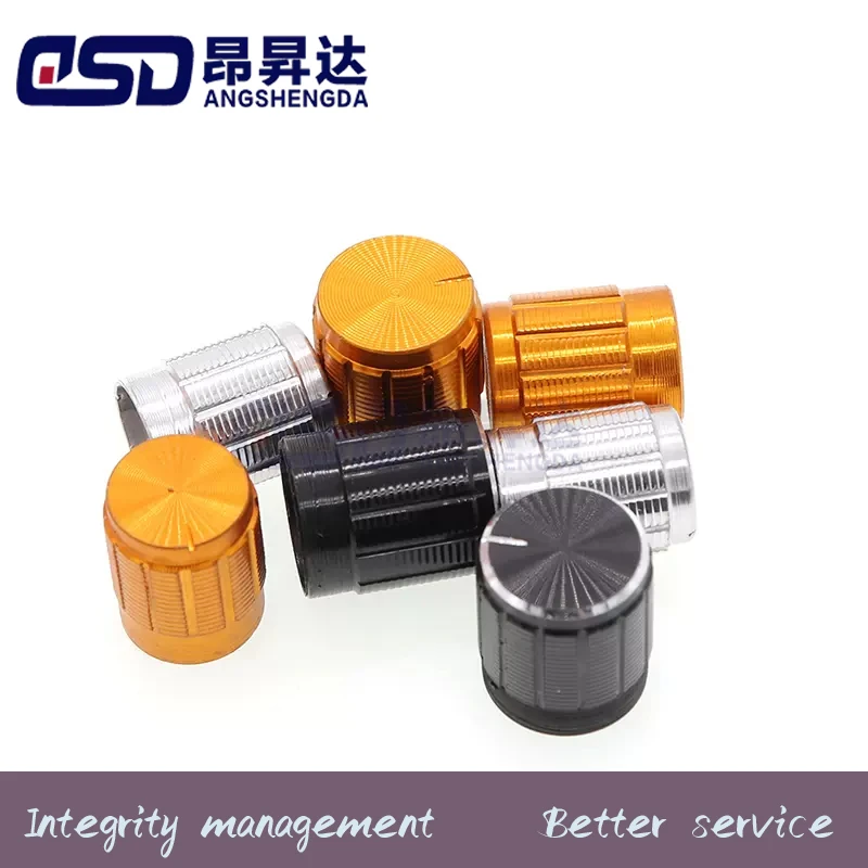 5PCS-13X17-Aluminum-Alloy-Potentiometer-Knob-D-shaped-Volume-Control ...