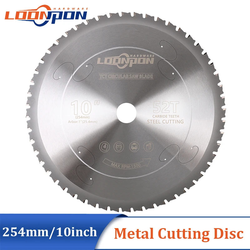 Metal-Cold-Cutting-Circular-Saw-Blade-254mm-10inch-52T-For-Aluminum ...