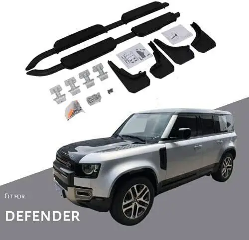 Fixed-Side-Step-Running-Board-Nerf-Bar-Fit-for-Lr-Defender-110-4D-L851 ...