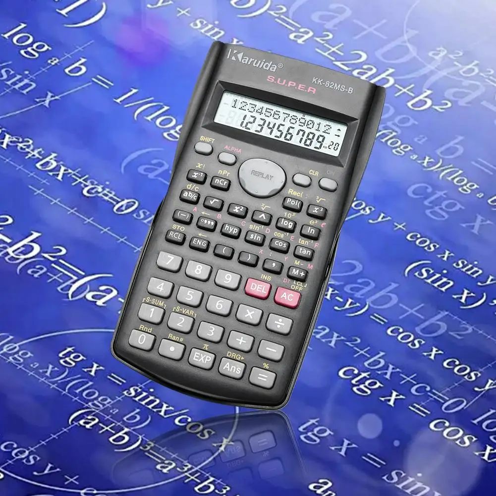 Handheld Student's Scientific Calculator 2 Line Display 82ms-a Portable ...