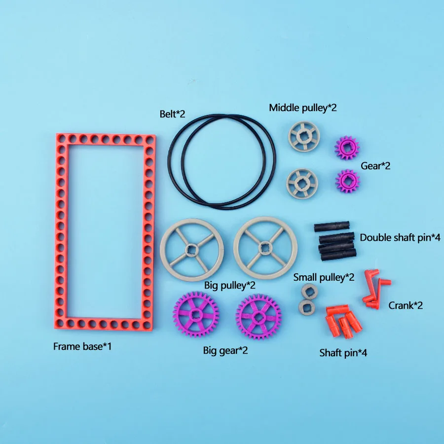 Science Experiment Sets Learning Toys Physics Toys Gear Pulley Diy Kit ...