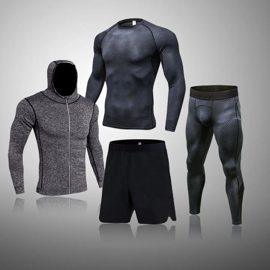 Ensemble de sous-vêtements thermiques de compression pour hommes,vêtements longs Johns imbibés ...