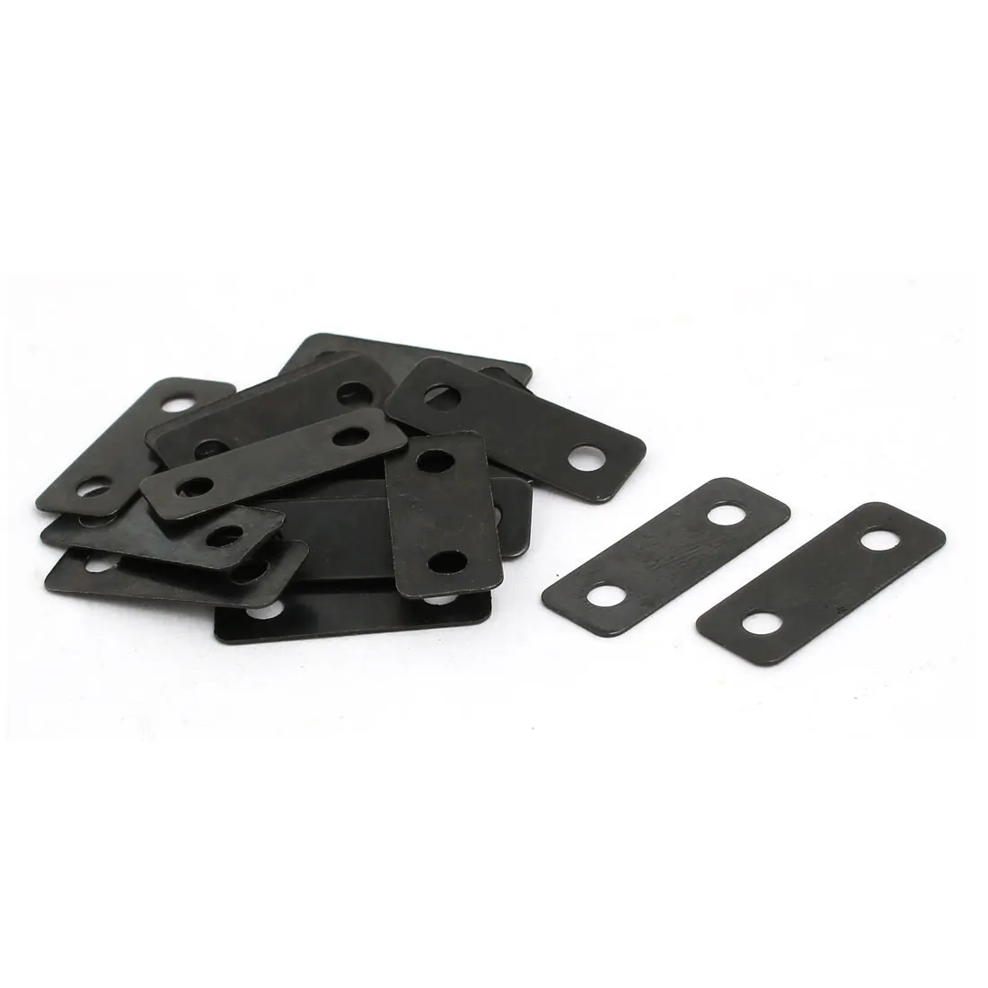 50pcs-24mmx9mmx0-5mm-Flat-Corner-Brace-Angle-Plate-Repair-Bracket-Black ...