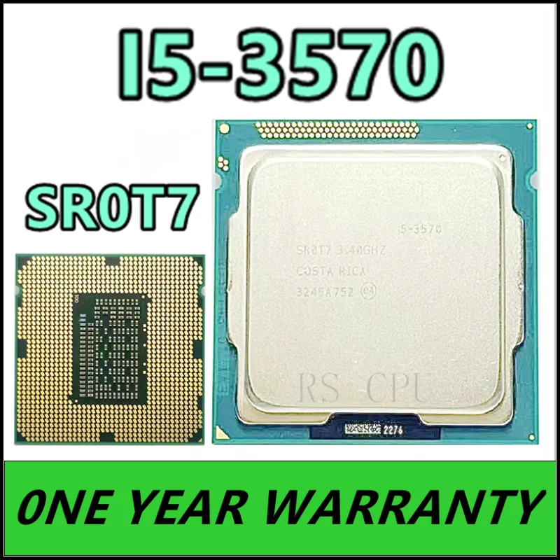 I5-3570 i5 3570 SR0T7 Processador CPU Quad-Core 3.4 GHz 6M 77W LGA 1155