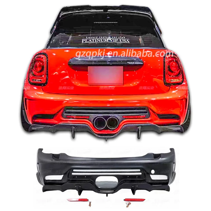AG-Version-Rear-Bumper-Carbon-Fiber-Rear-Lip-Rear-Spoiler-For-MINI-F55 ...