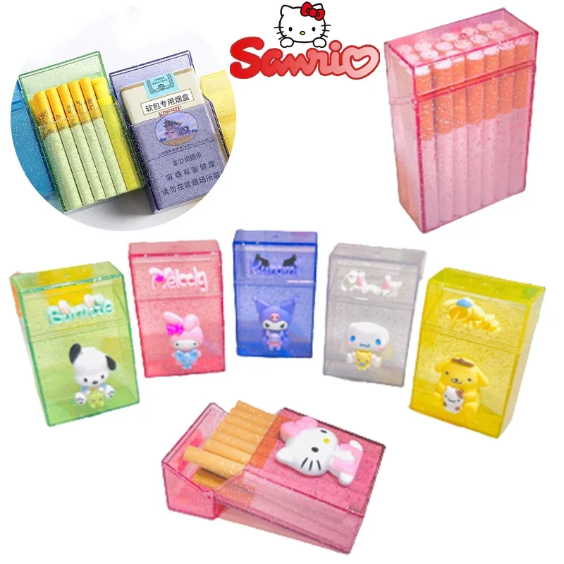 Sanrio-estuche-port-til-de-Hello-Kitty-para-cigarrillos-accesorio-de ...