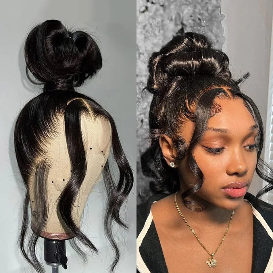 28-30-Inch-Body-Wave-250-Density-Frontal-Wig-360-Full-Lace-Wig-Human ...