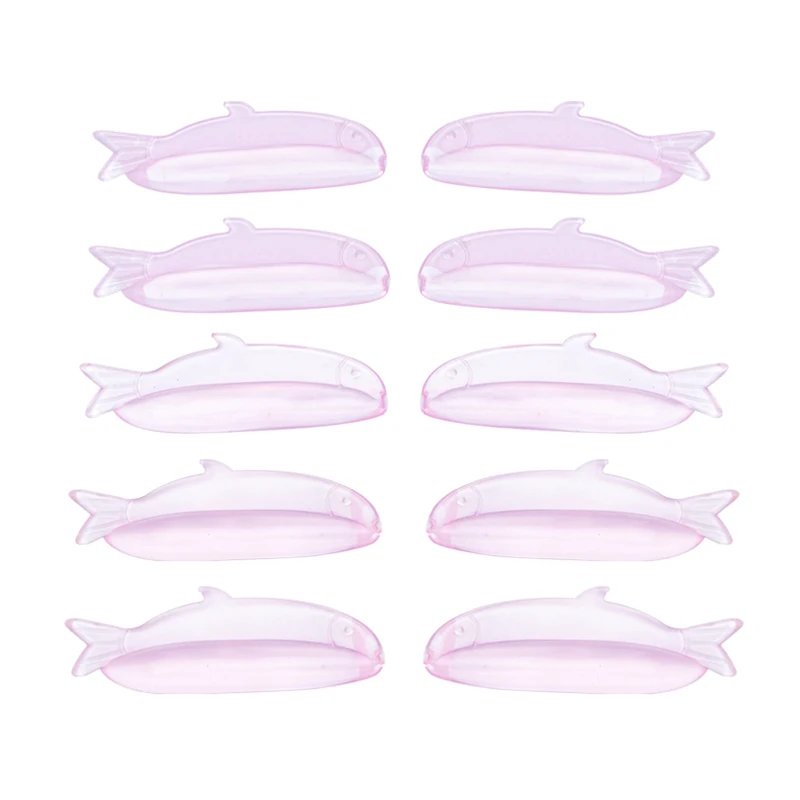 Fish-shaped Silicone Pads Pink Eyelash Extension Lash Lift Perm Pad ...