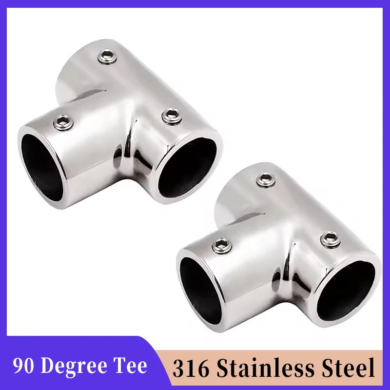 316-Stainless-Steel-Pipe-Tee-Connector-Fitting-Anti-Corrosion-No-Rust ...