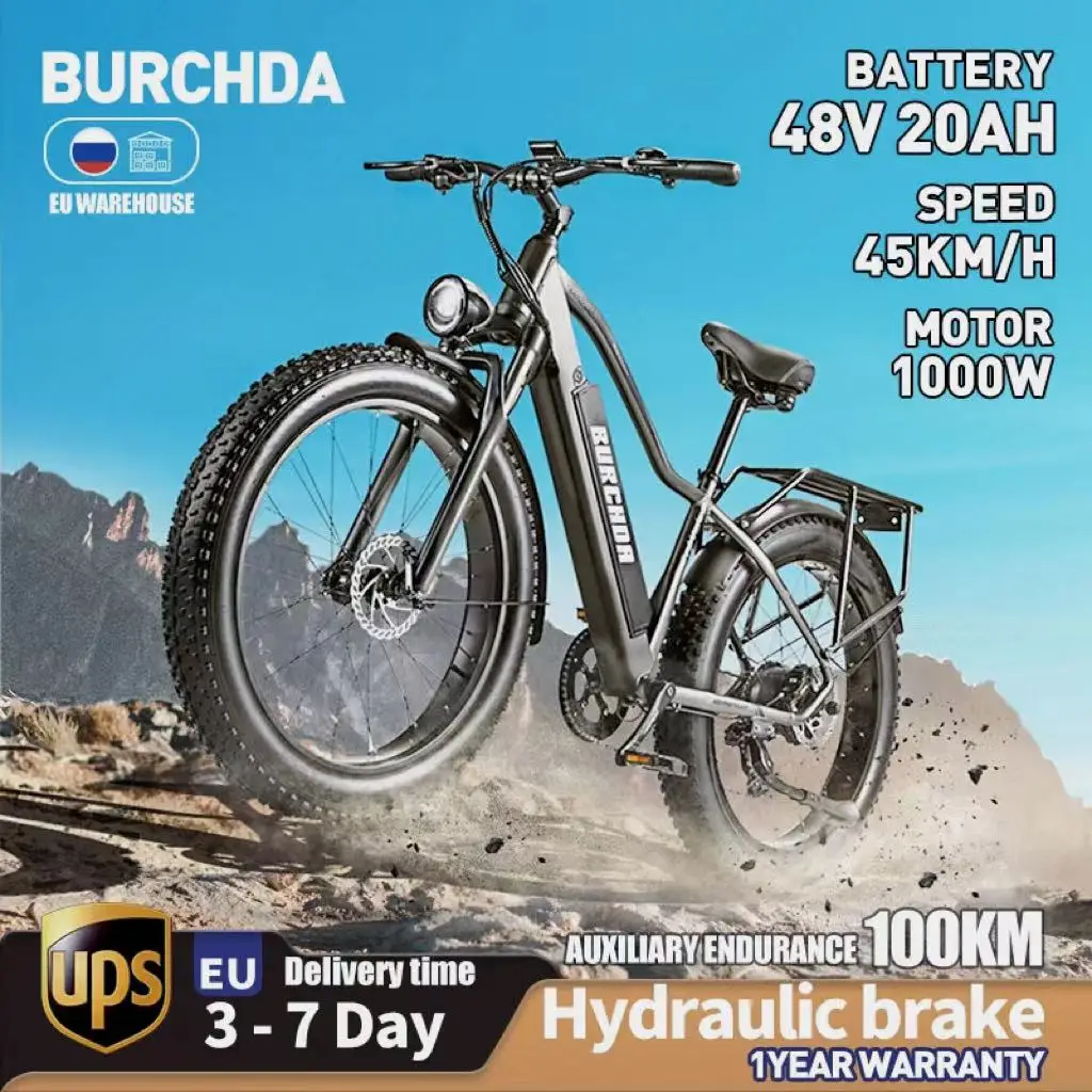 BURCHDA-RX20-1000W-Hydraulic-Adult-Electric-Bicycle-55KM-H-48V40AH ...