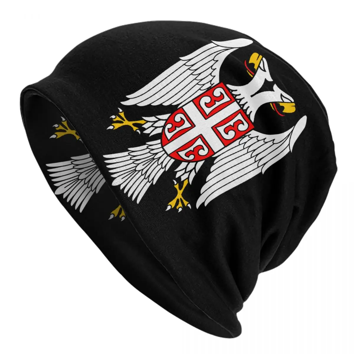 Serbian Eagle Coat Of Arms Bonnet Hats Street Knit Hat For Men Women ...