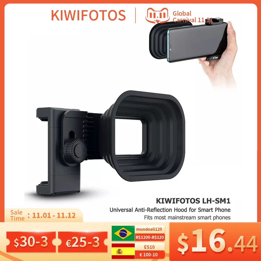 Universal Phone lens Hoods Anti Reflection Hood for Smart Phone Cold ...