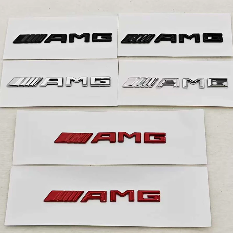 Small AMG Logo Car Center Console Emblem Sticker Mercedes Benz W176 ...