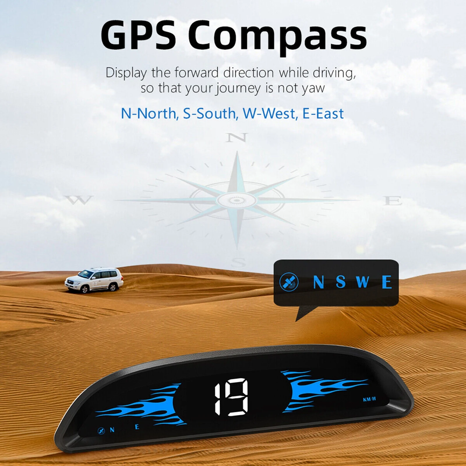 Auto-Hud-Head-Up-Display-Digital-GPS-Tacho-Outdoor-Offroad-Speed-Guide ...