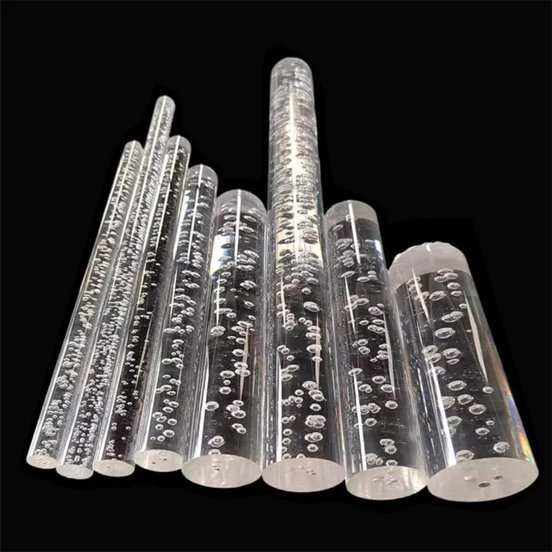 Large-Coloured-Tinted-Transparent-Clear-PMMA-Acrylic-Rod-Bar-Bubble-Rod ...