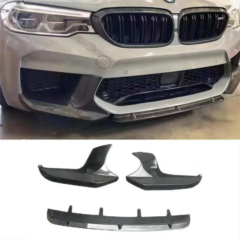 For-BMW-M5-F90-2017-2020-MP-Style-Carbon-Fiber-Front-Lip-Bumper-Lip ...
