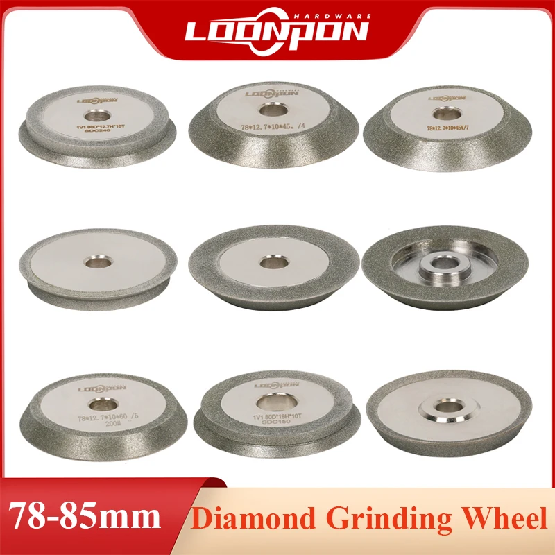 Loonpon Diamond Grinding Wheel 78-85mm Grinding Wheels Disc For ...