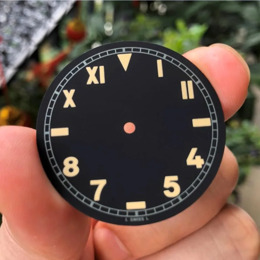 Watch Parts Dial 39mm Sterile Luminous For eta6497 / 6498 TianjinST3600 ...
