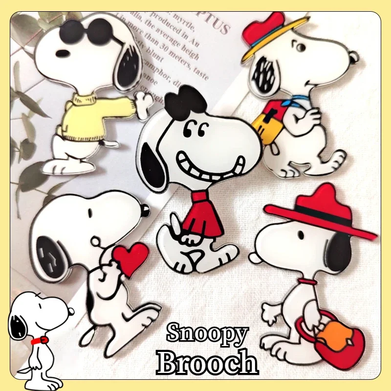 Snoopy-Brooch-Acrylic-Pins-Children-s-Cartoon-Badges-Backpack-Hat-Shirt ...