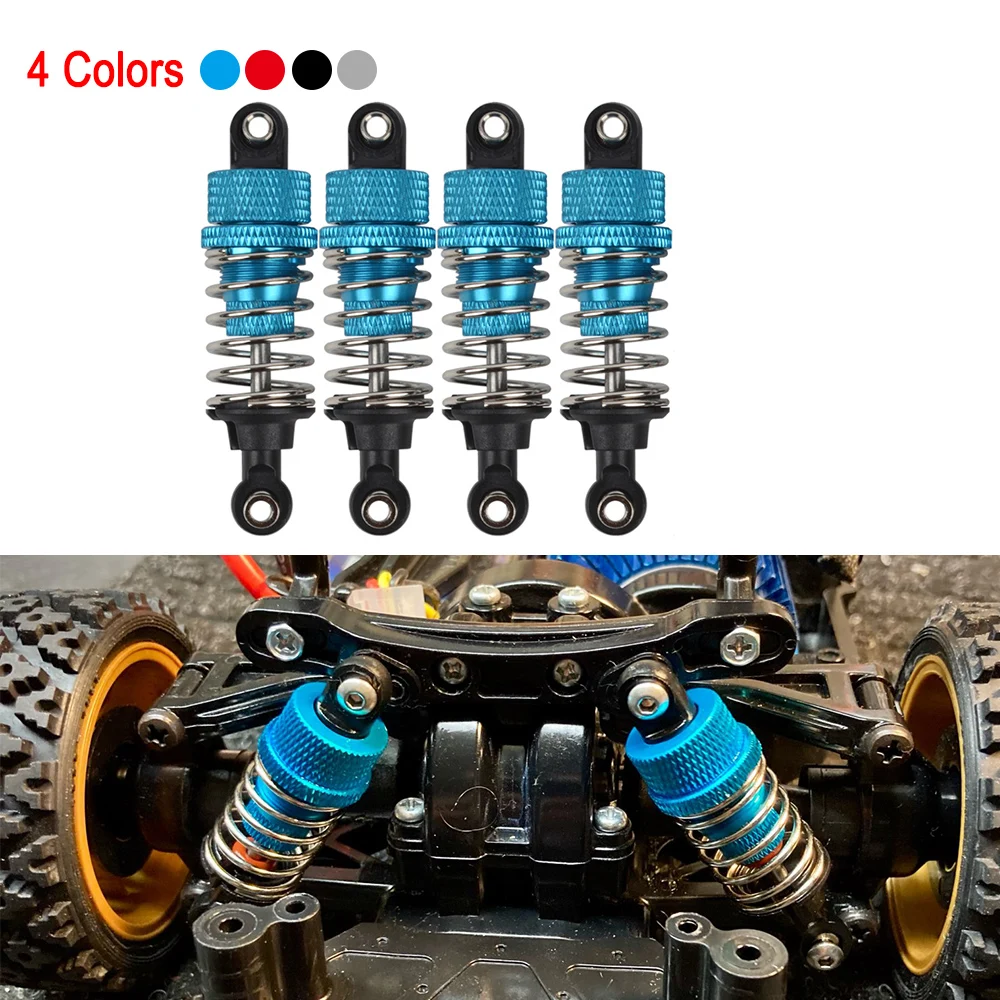 4PCS Aluminium Oil Shock Absorber Damper for Tamiya TT 02 TA05 TL 01 MF 01X HPI Kyosho Redcat 1/ ...