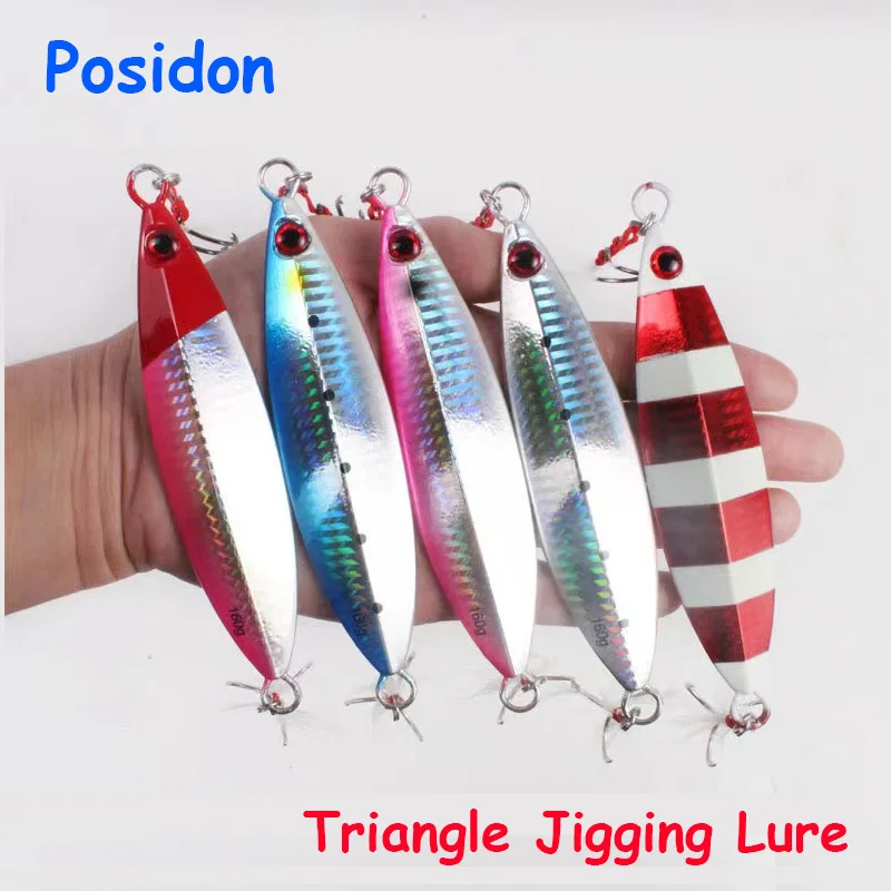 Posidon-60g-to-200g-Triangle-Fishing-Slow-Metal-Jig-Fishing-Jigging ...