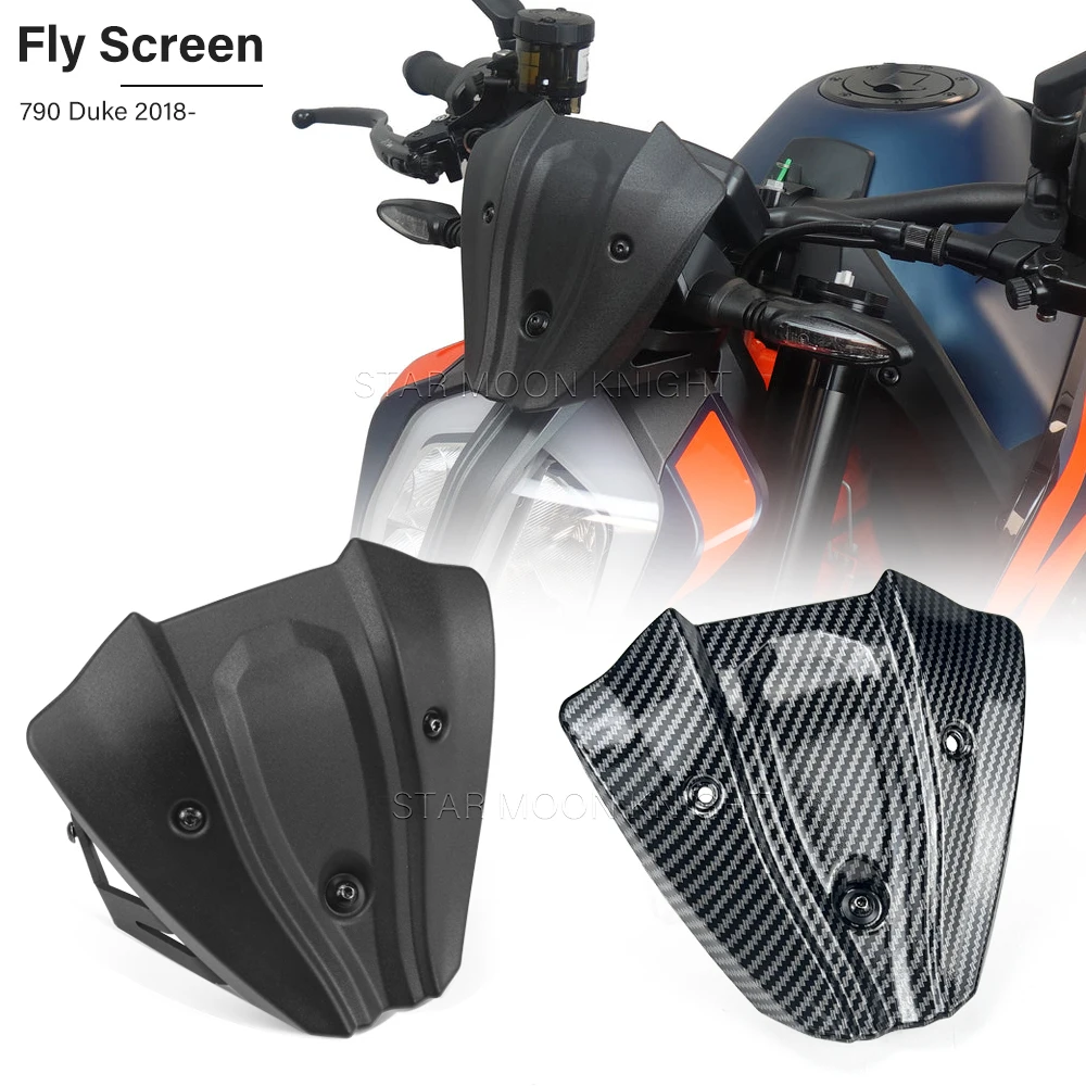1set New Fly Screen For 790 Duke 790 2018- Motorcycle Accessories Wind ...