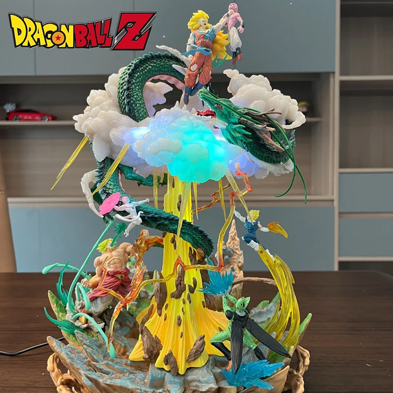 36cm-Anime-Dragon-Ball-Z-Figure-Luminous-Son-Goku-Vs-Vegeta-Action ...