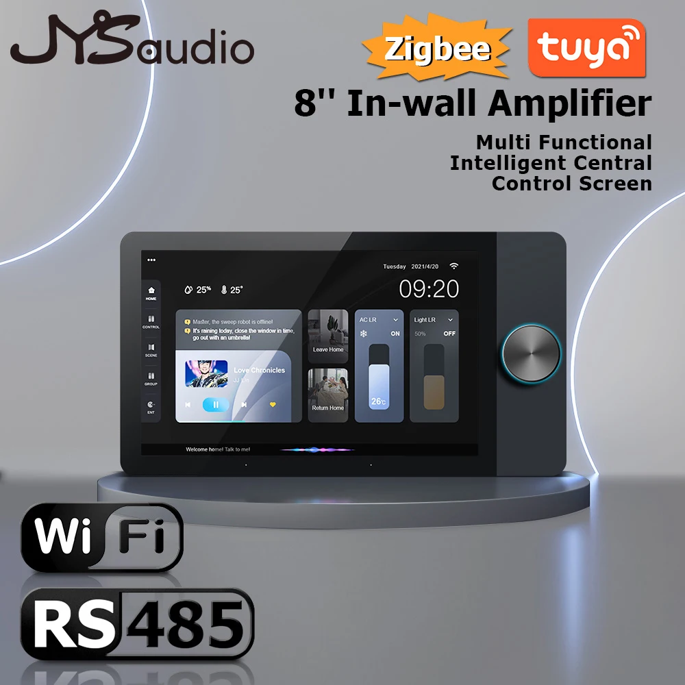 TUYA-Alexa-WiFi-Bluetooth-Amplifier-8-Wall-Touch-Screen-Android-Amp ...