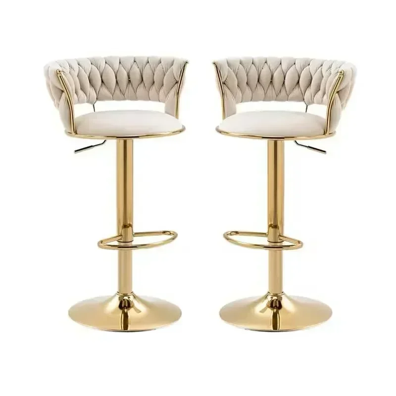 1 Piece Light Luxury Adjustable Rotating Bar Chair, Bar Counter Chair ...