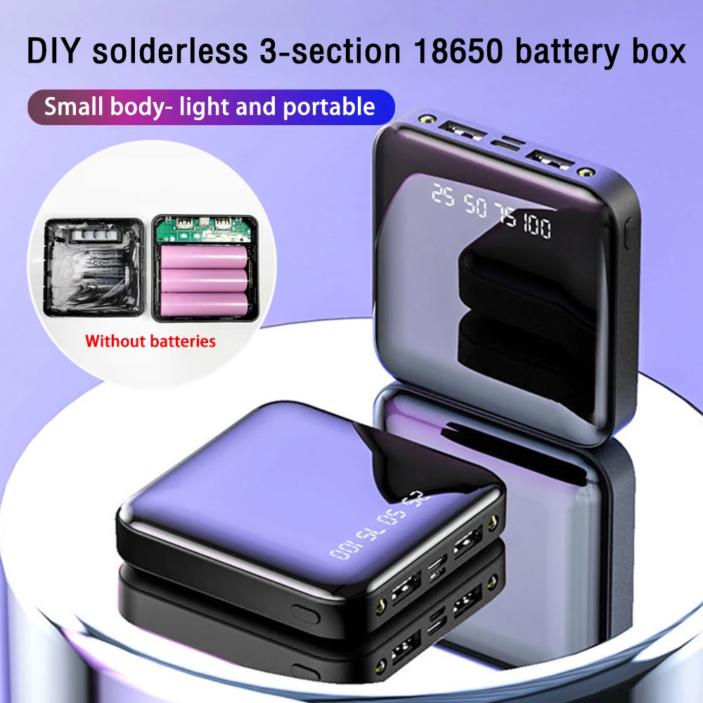 DIY-18650-Power-Bank-Case-4-in-1-Battery-Charge-Storage-Box-Shell-Micro ...