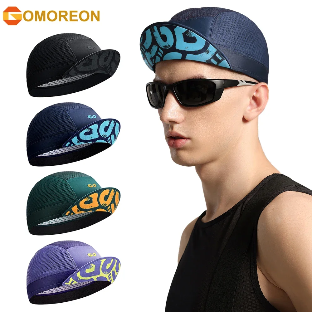 GOMOREON 1Pcs Funny Cycling Cap - Polyester Cycling Hat-Under Helmet ...