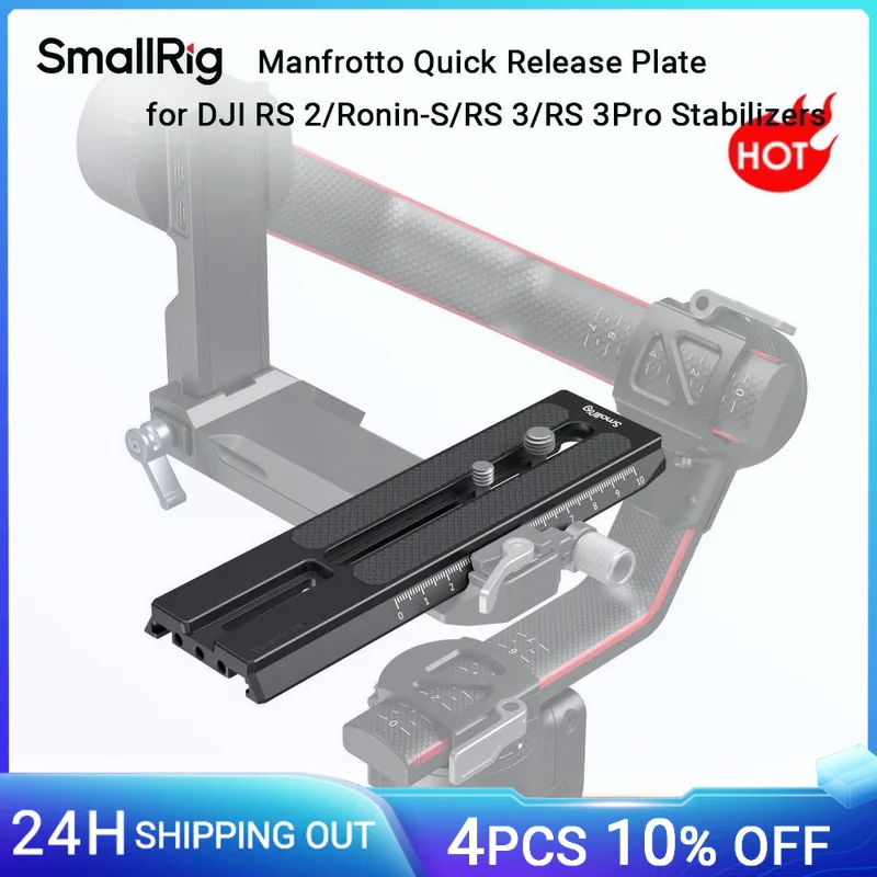SmallRig-Manfrotto-Quick-Release-Plate-for-DJI-RS-2-Ronin-S-RS-3-RS-3 ...