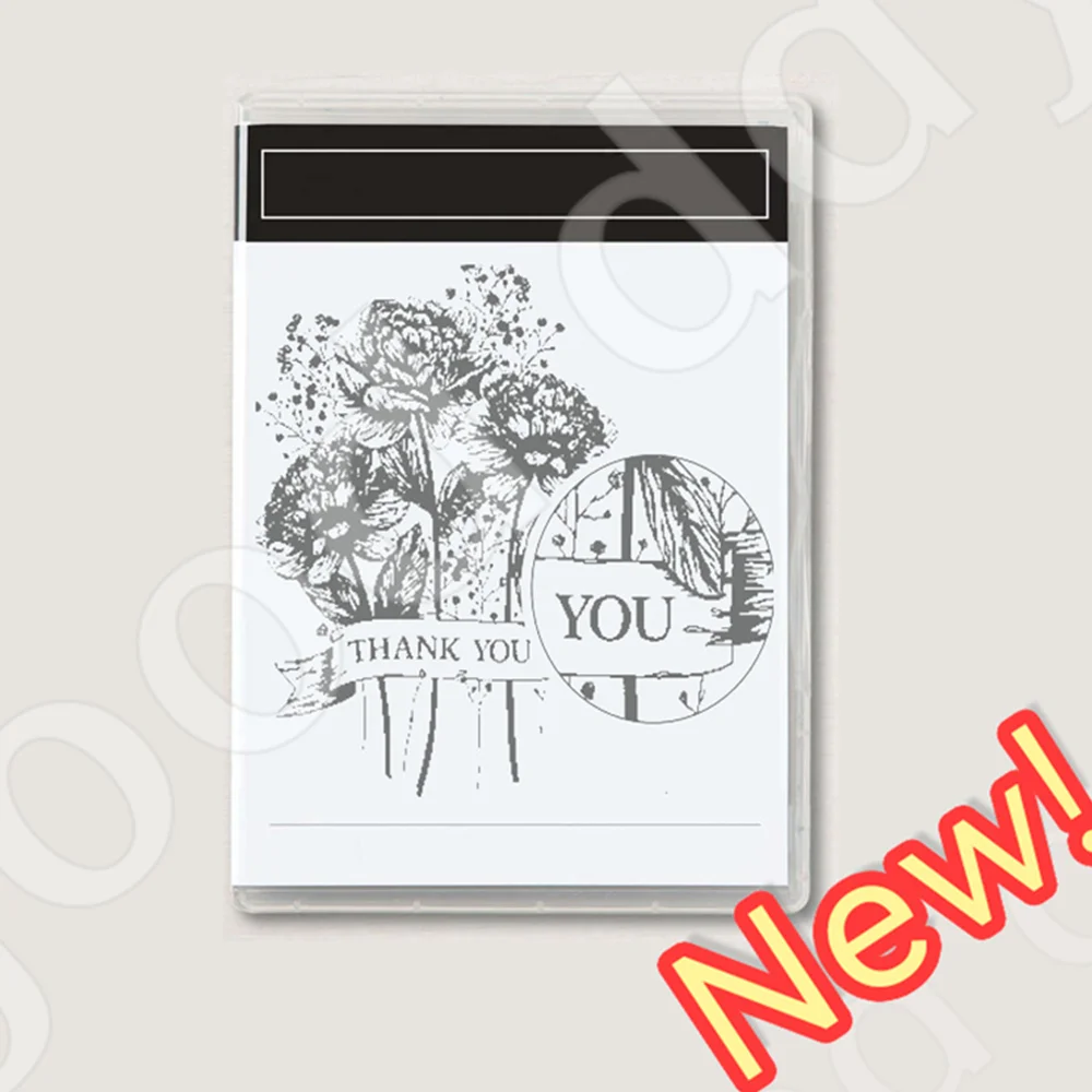 2022 Hot Sale New Flowers Silicone Stamps Reusable Diy Scrapbooking ...