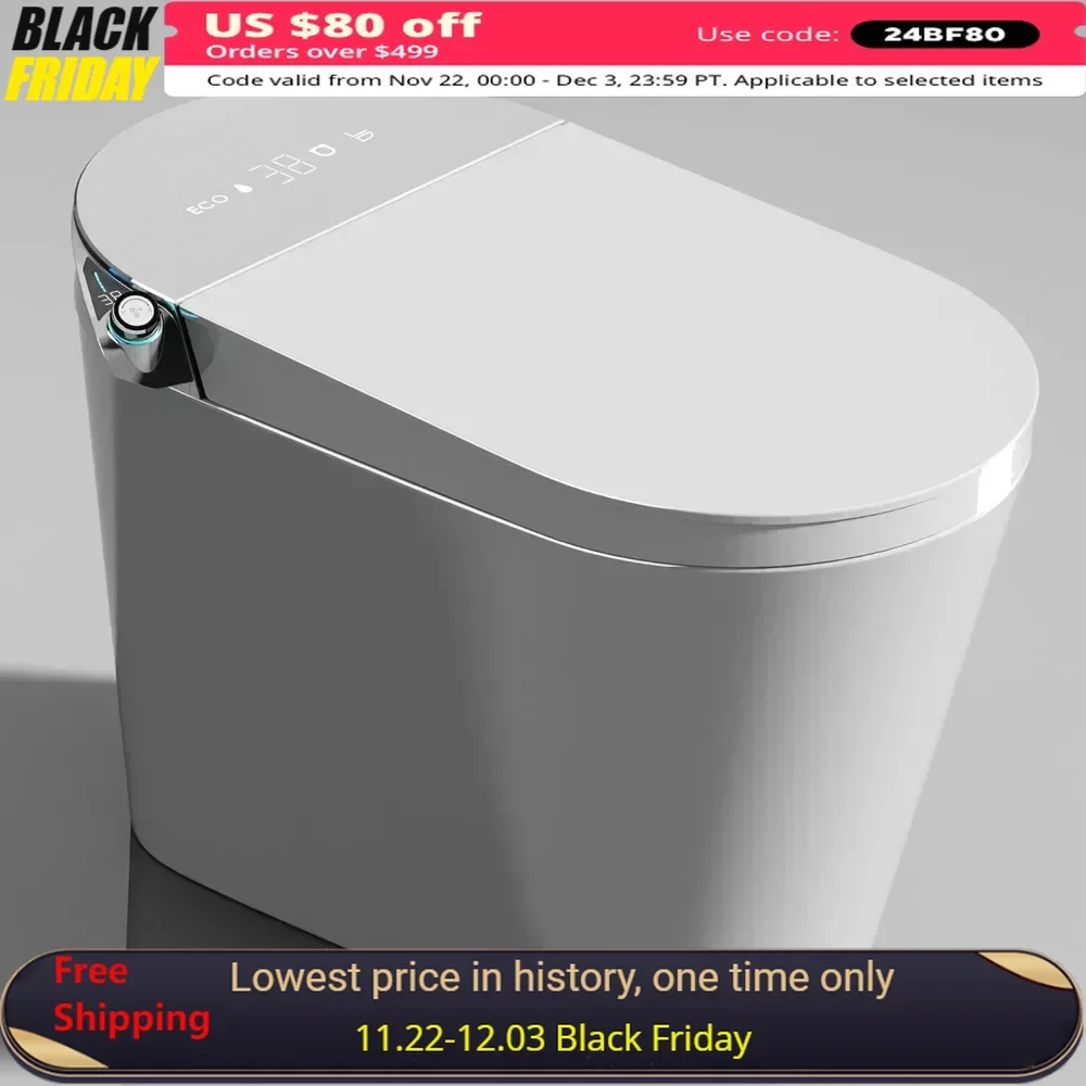 Smart-Toilet-with-Bidet-Built-in-Auto-Lid-Opening-Heated-Seat-LED-Light ...