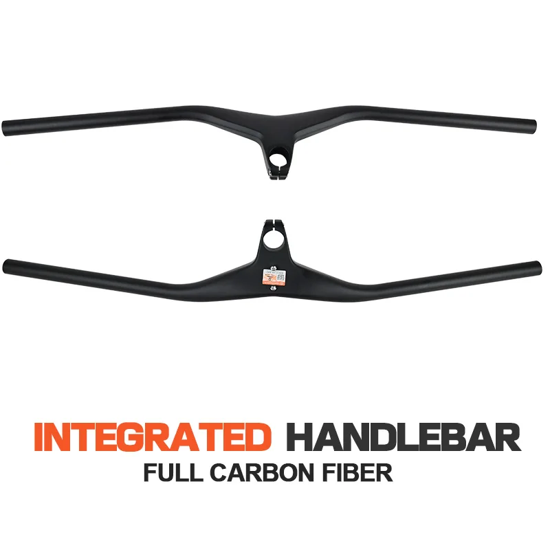 Carbon Mtb Integrated Stem Handlebar | Mtb Bike Handlebar Integrated ...