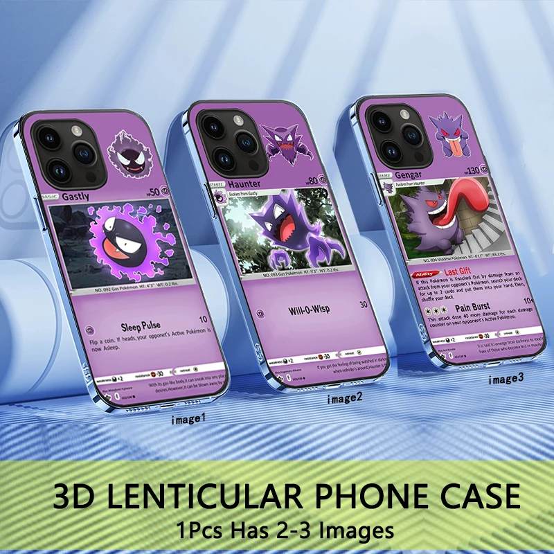 3D Phone Case Anime Pokemon for IPhone,SAMSUNG,,Xiaomi/Redmi,ect ...