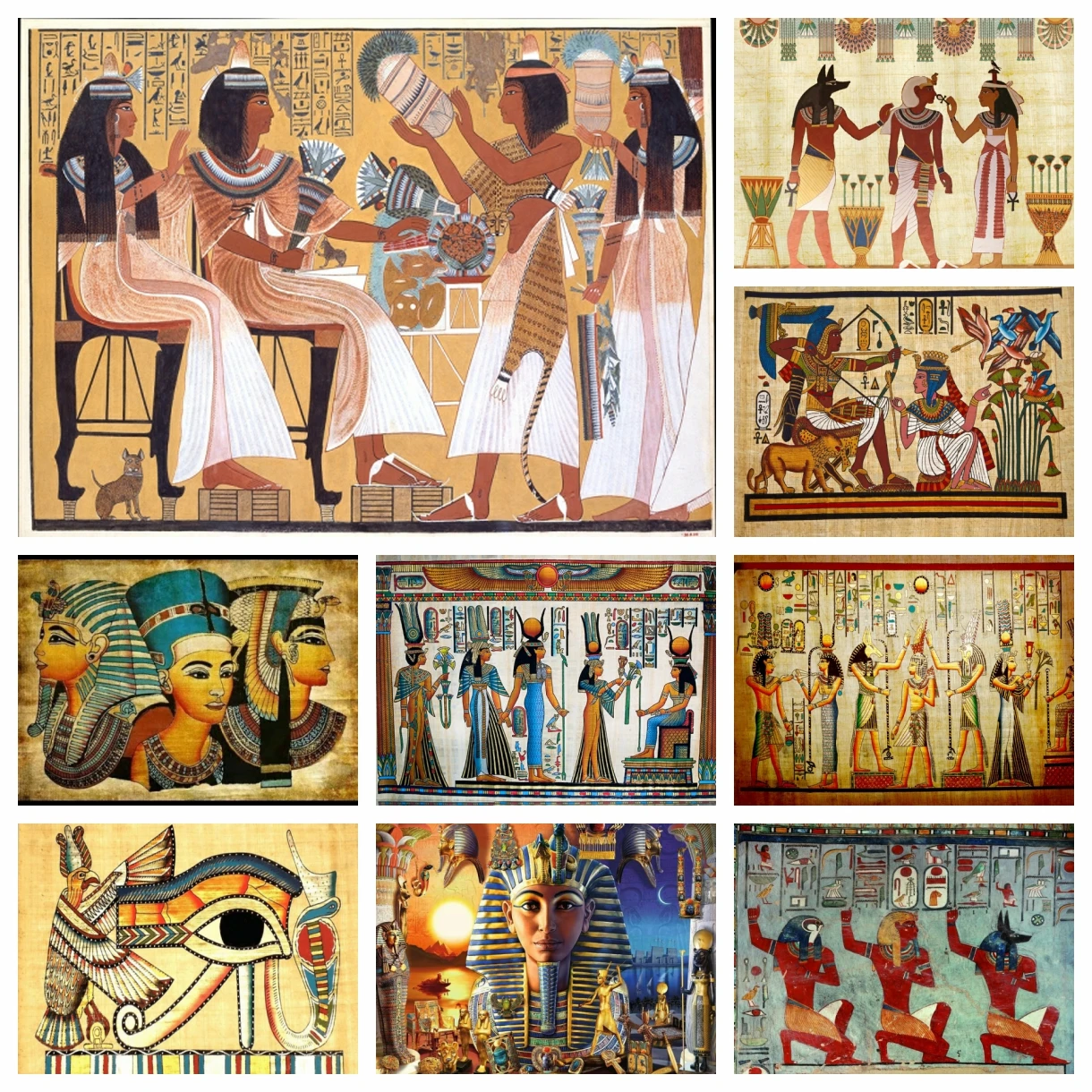 Ancient-Egypt-Murals-5D-Diamond-Painting-Portrait-Diamond-Mosaic ...