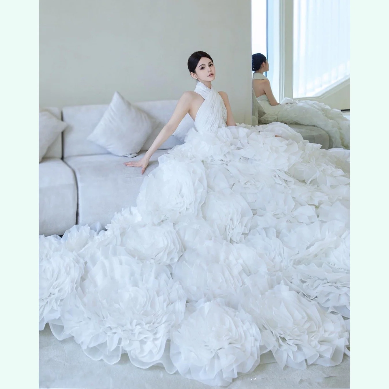 Fluffy-Prom-Gowns-Vestido-De-Fiesta-Photoshoot-Extra-Tulle-Long-Bridal ...