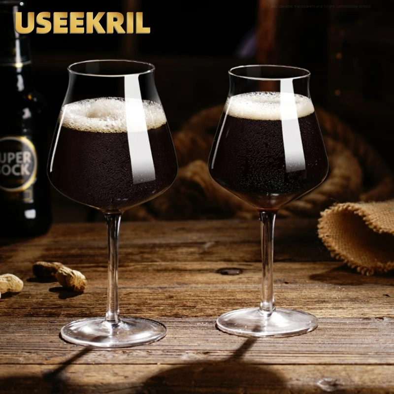 TEKU-Professional-Craft-Beer-Glass-Cool-Brewing-Crystal-Tulip-Goblet-IPA-Special-Recommend-Stout ...