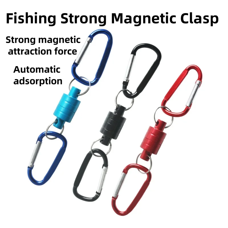 2Pcs Quick Release Keychain,Outdoor Magnetic Anti-Loss Keychain ...