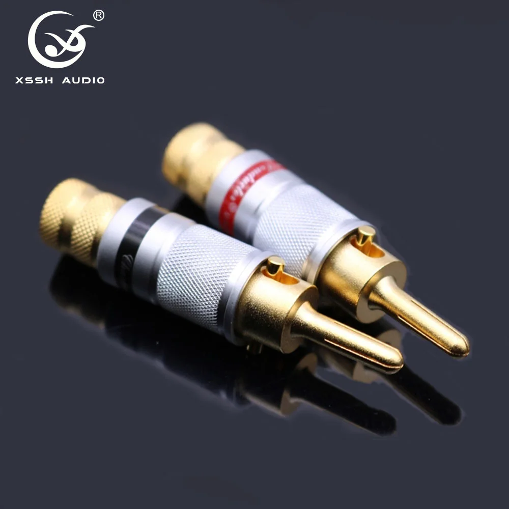 Male Speaker Cable Plug XSSH YIVO OEM ODM DIY 4pcs Wholesale HIFI Pure ...