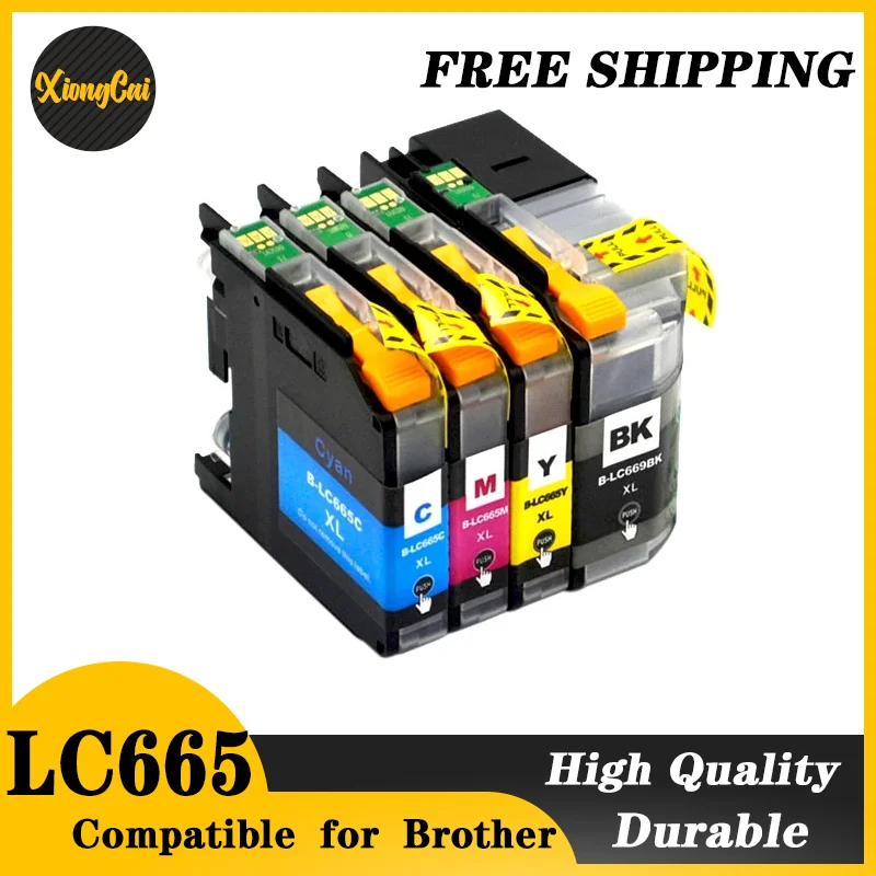 New Compatible for brother LC665XL LC669XL LC665 LC669 LC665 Ink cartridge for brother MFC-J2320 ...