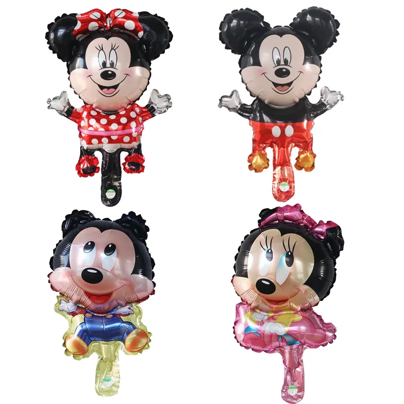 Mini globo de Mickey y Minnie Mouse para fiesta de cumpleaños de niños ...