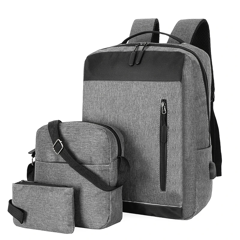 Manufacturer Wholesale College School Bag 3 in 1 set backpack Designer